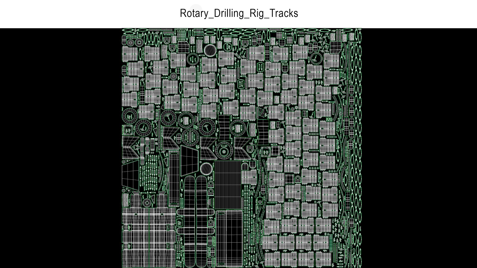 3D Rotary Drilling Rig UVW Only Model - TurboSquid 2515129
