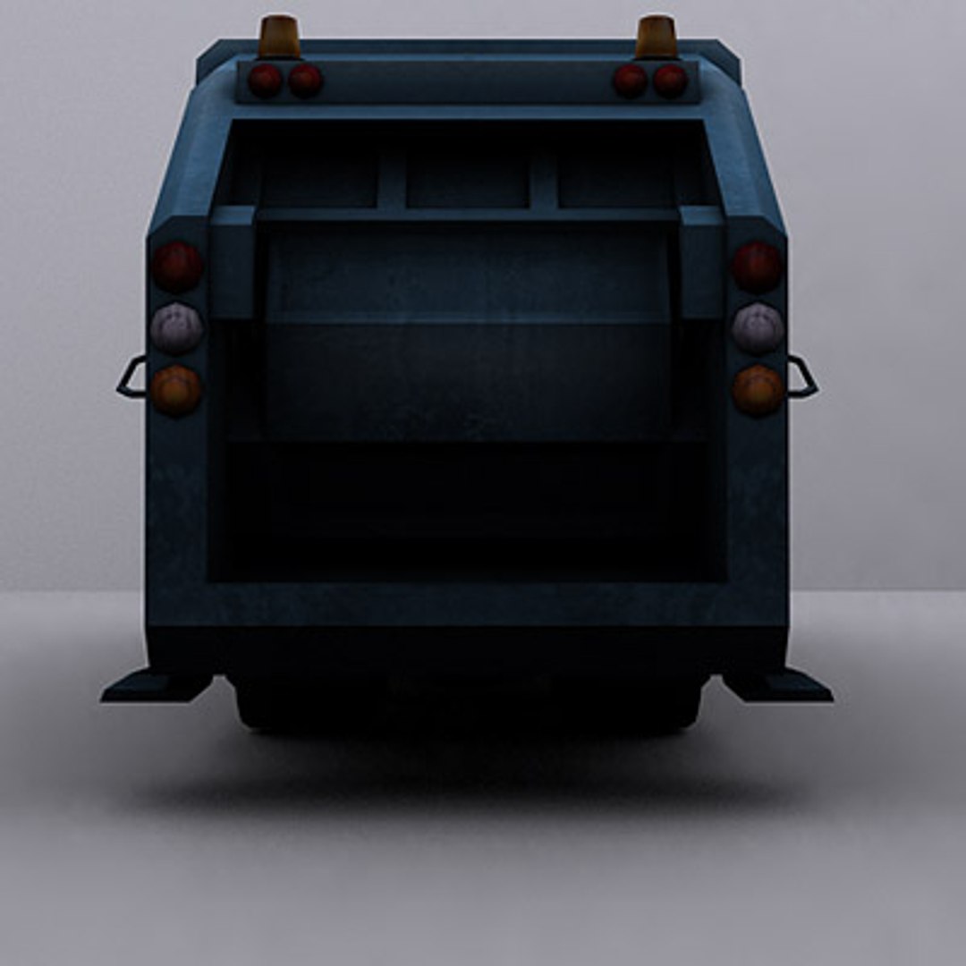 3d Ready Garbage Truck Model