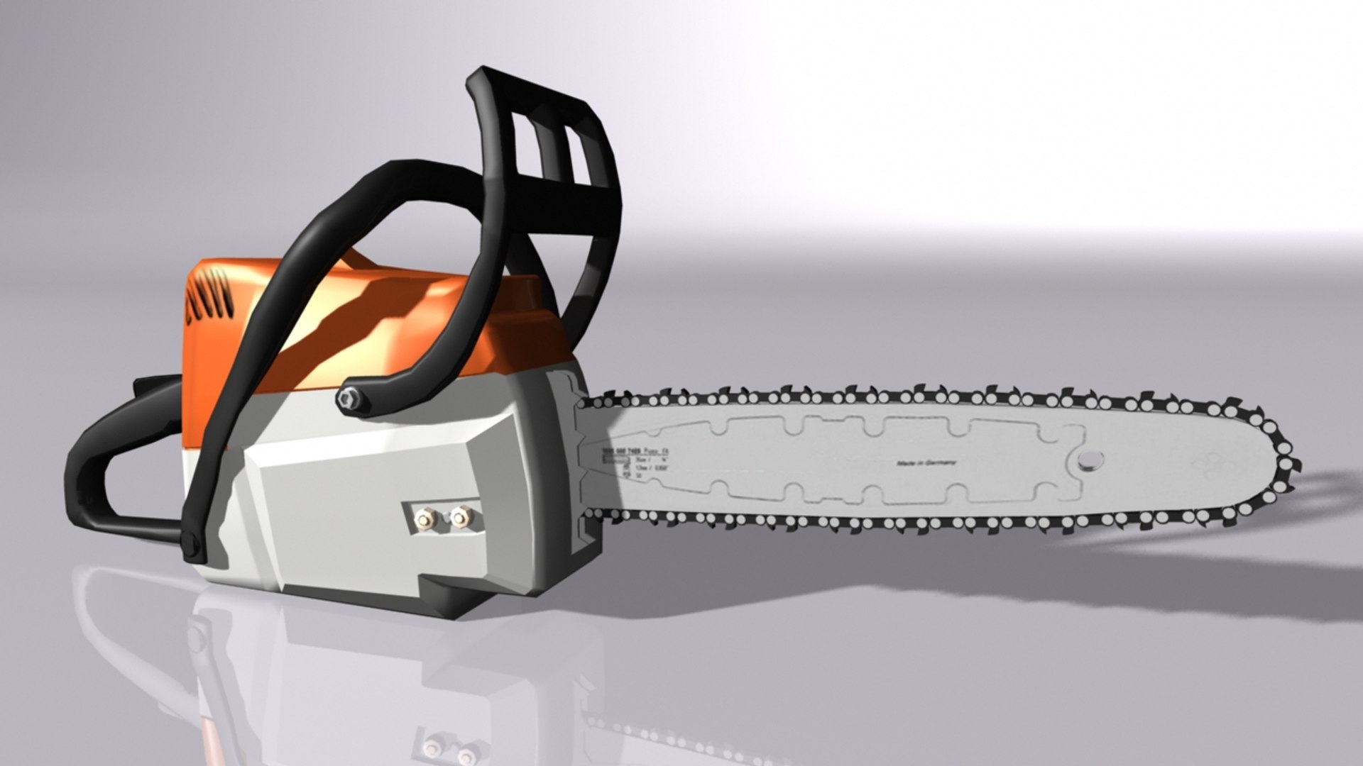 3D Model Saw Chain Chainsaw - TurboSquid 1221454