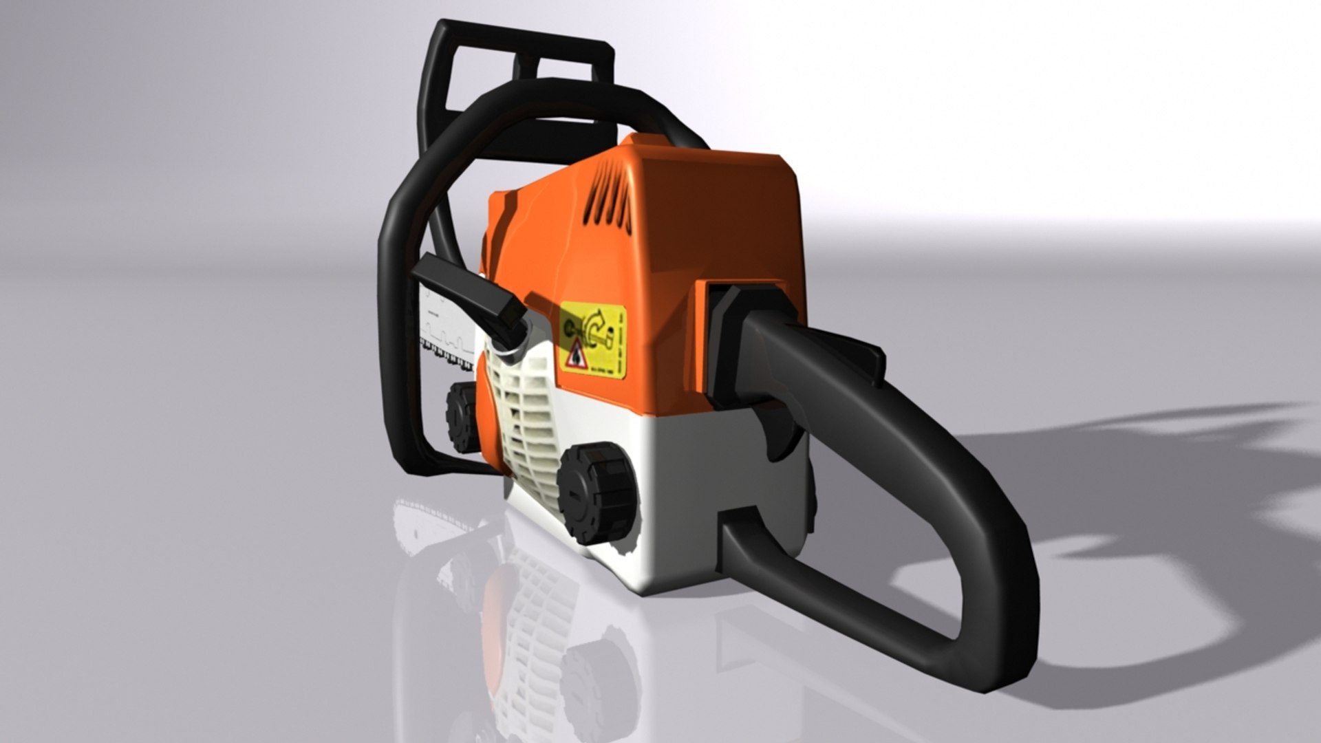 3D Model Saw Chain Chainsaw - TurboSquid 1221454