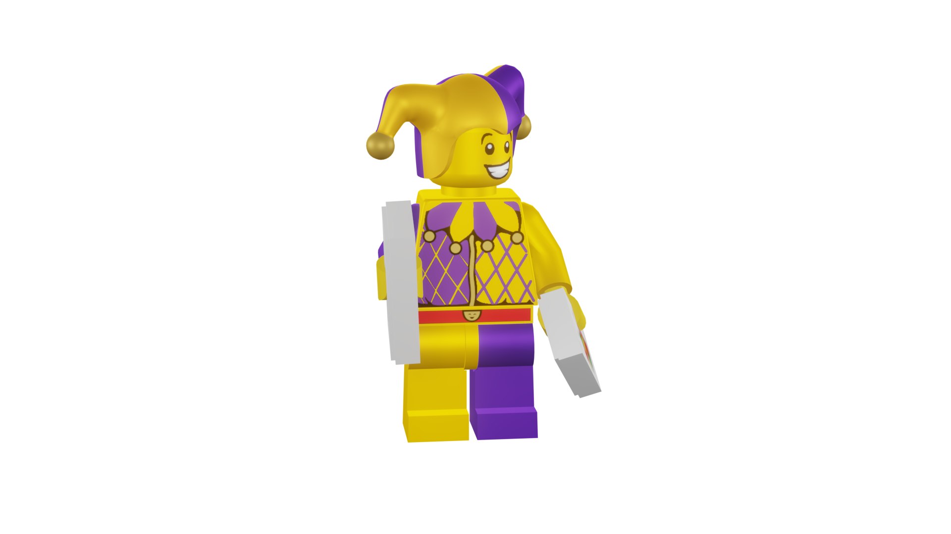 3D Model Lego Minifig - 71007-9-Jester - TurboSquid 2393208