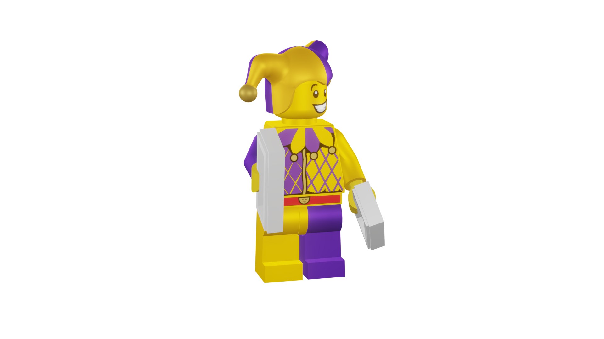 3D Model Lego Minifig - 71007-9-Jester - TurboSquid 2393208