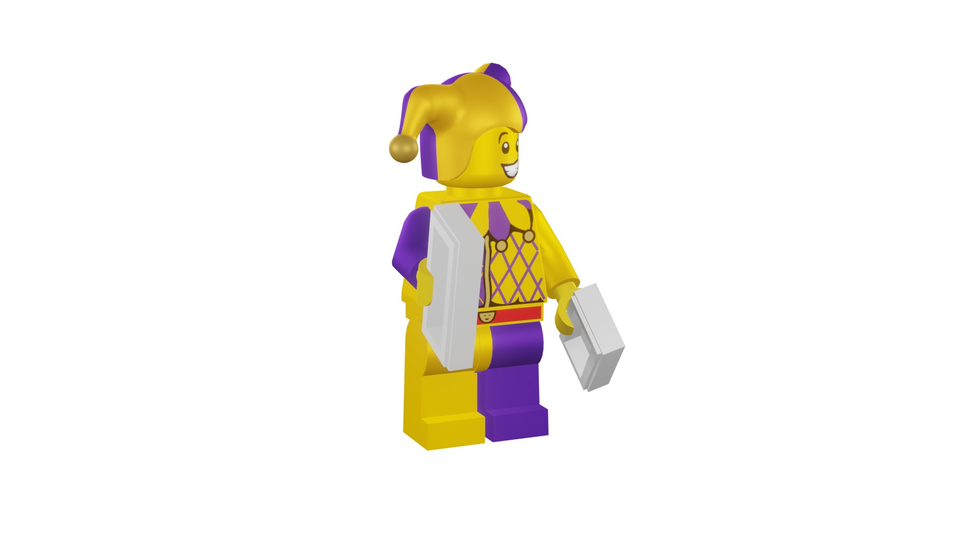 3D Model Lego Minifig - 71007-9-Jester - TurboSquid 2393208