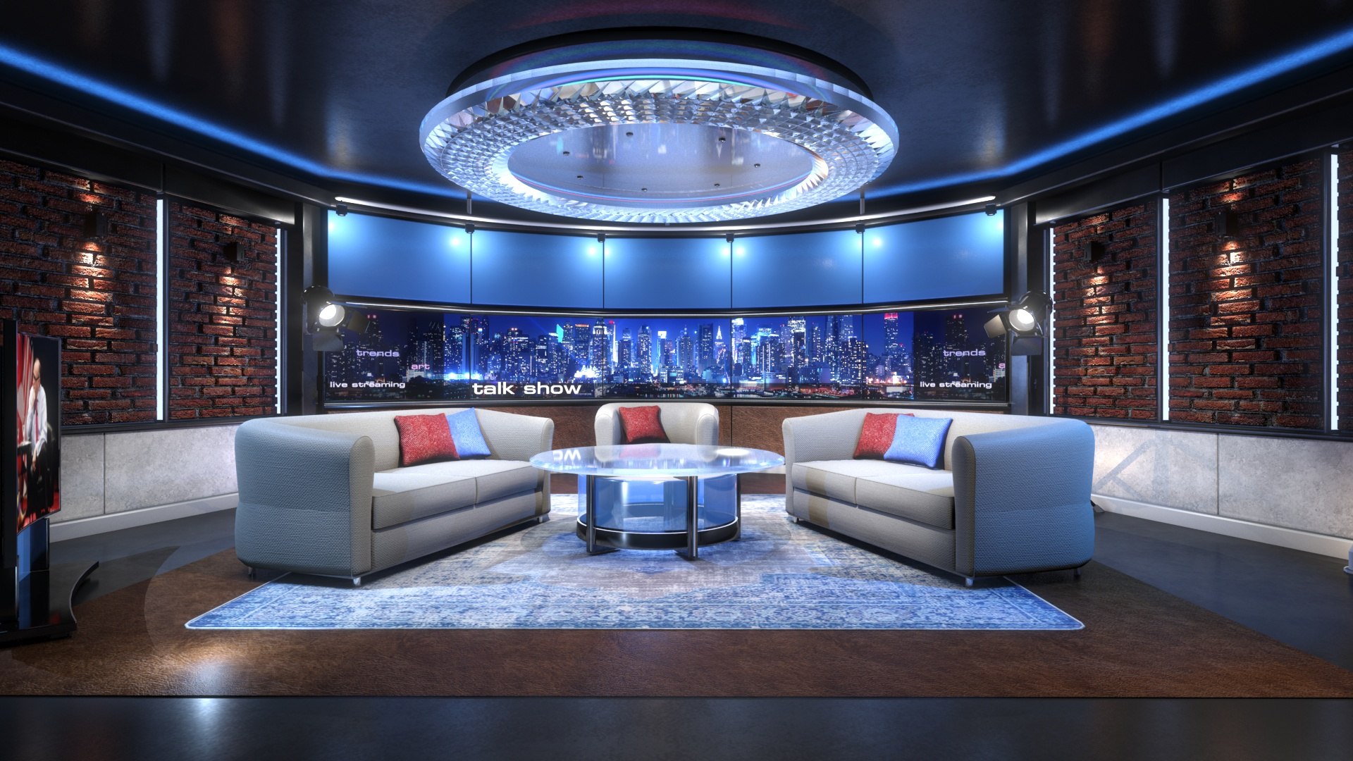 3D Virtual Set Studio - TurboSquid 1483291