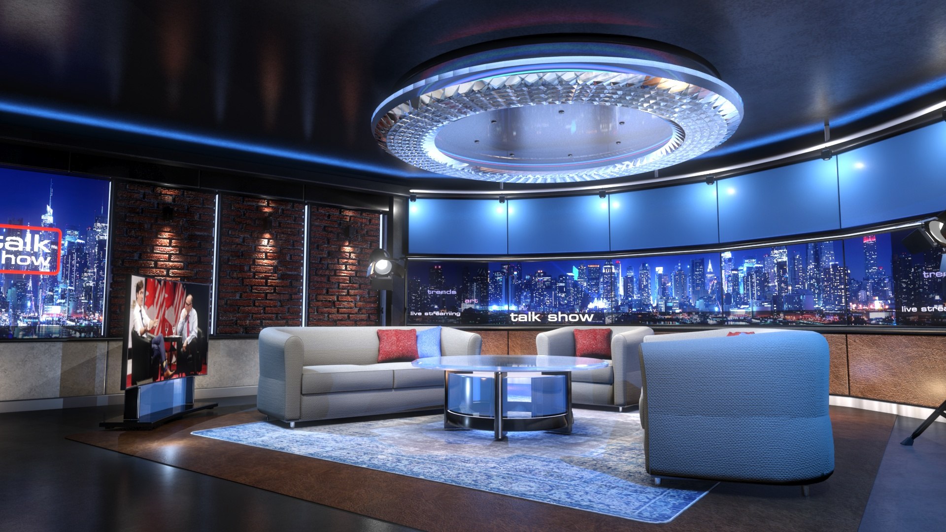 3D Virtual Set Studio - TurboSquid 1483291