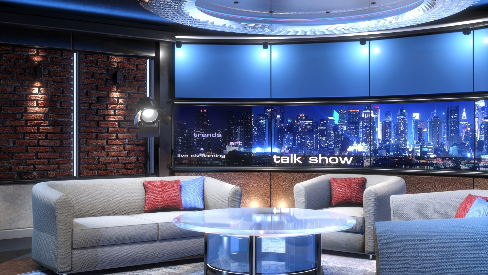 3D Virtual Set Studio - TurboSquid 1483291