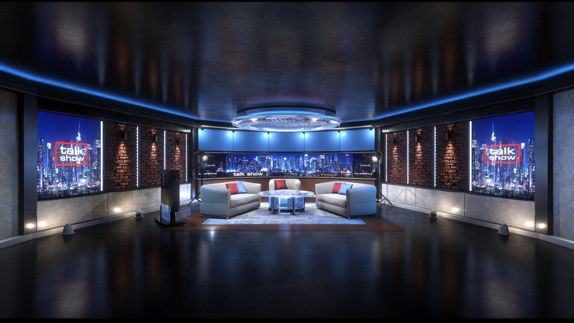 3D Virtual Set Studio - TurboSquid 1483291