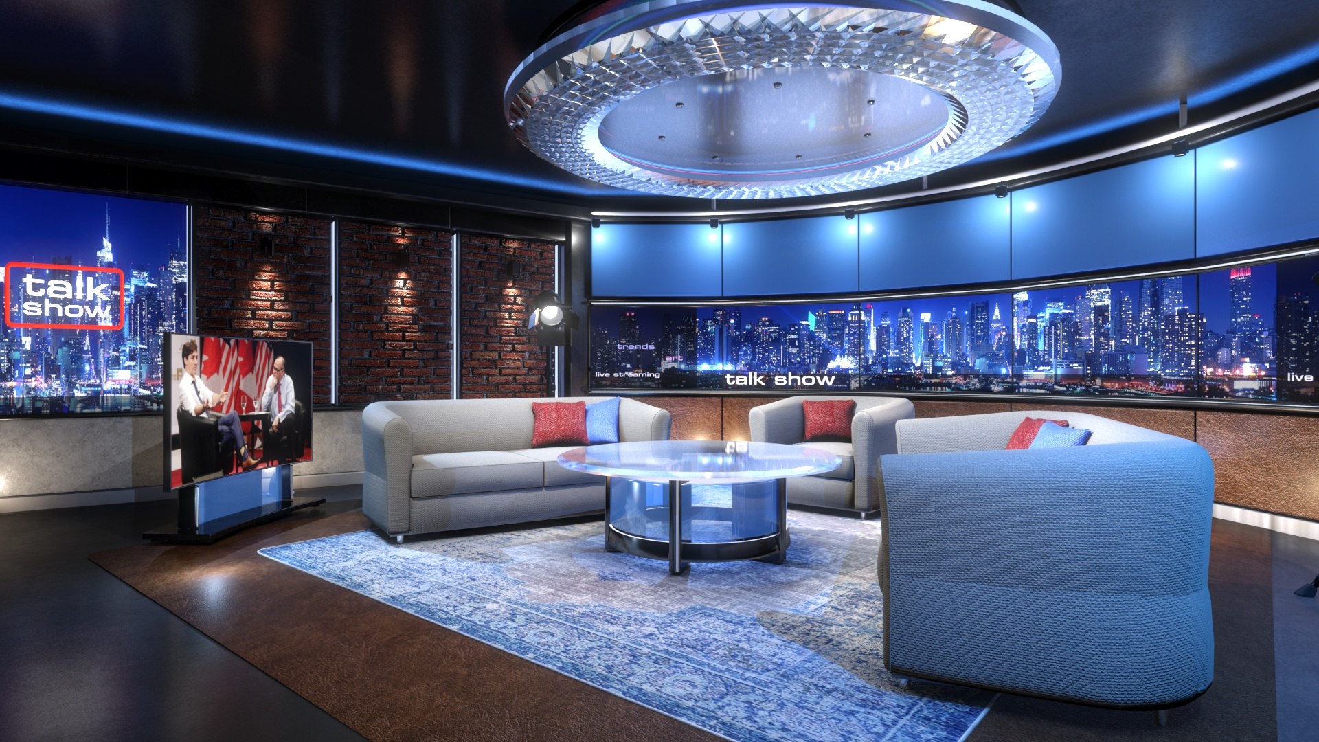 3D Virtual Set Studio - TurboSquid 1483291