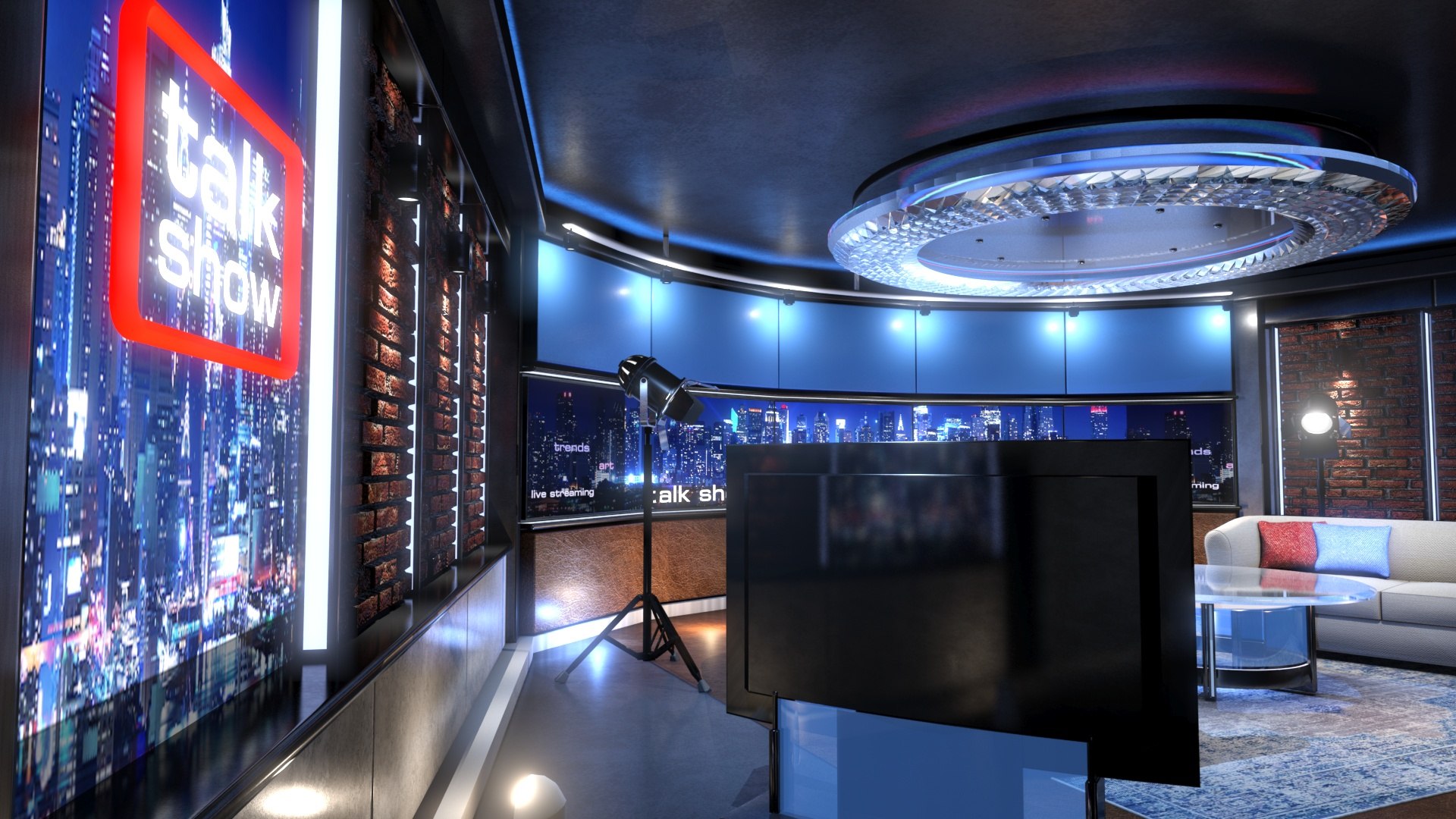 3D Virtual Set Studio - TurboSquid 1483291