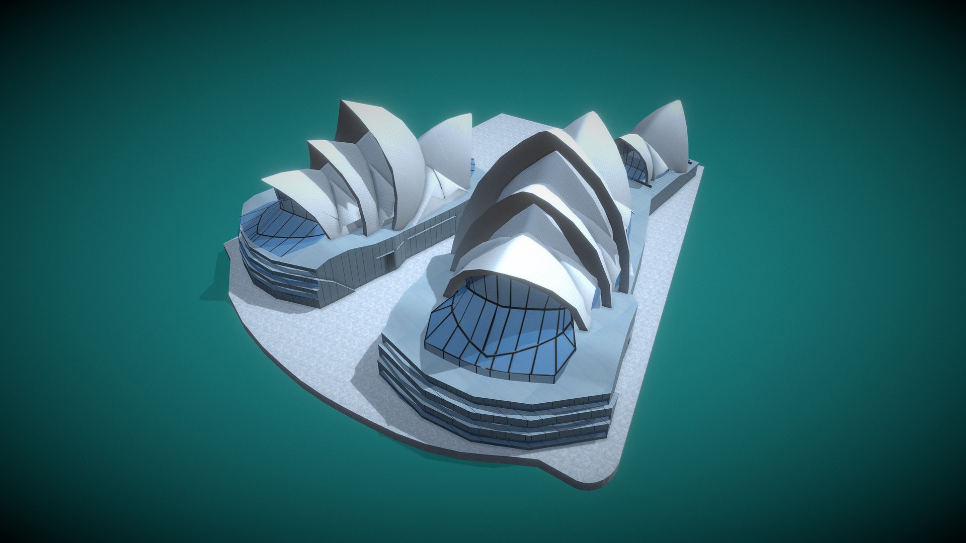 Sydney Opera House 3D Model - TurboSquid 2446435