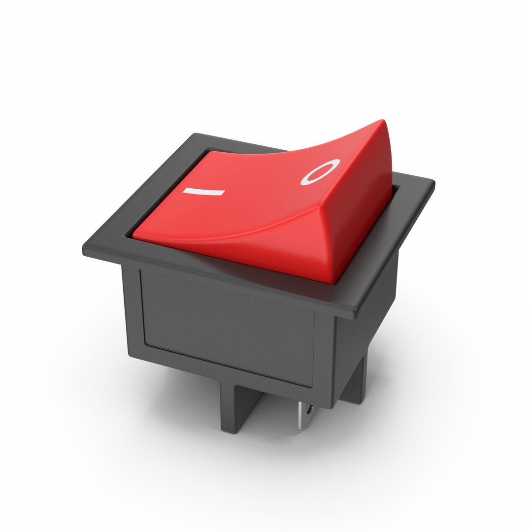 3D Power Switch - TurboSquid 1898546