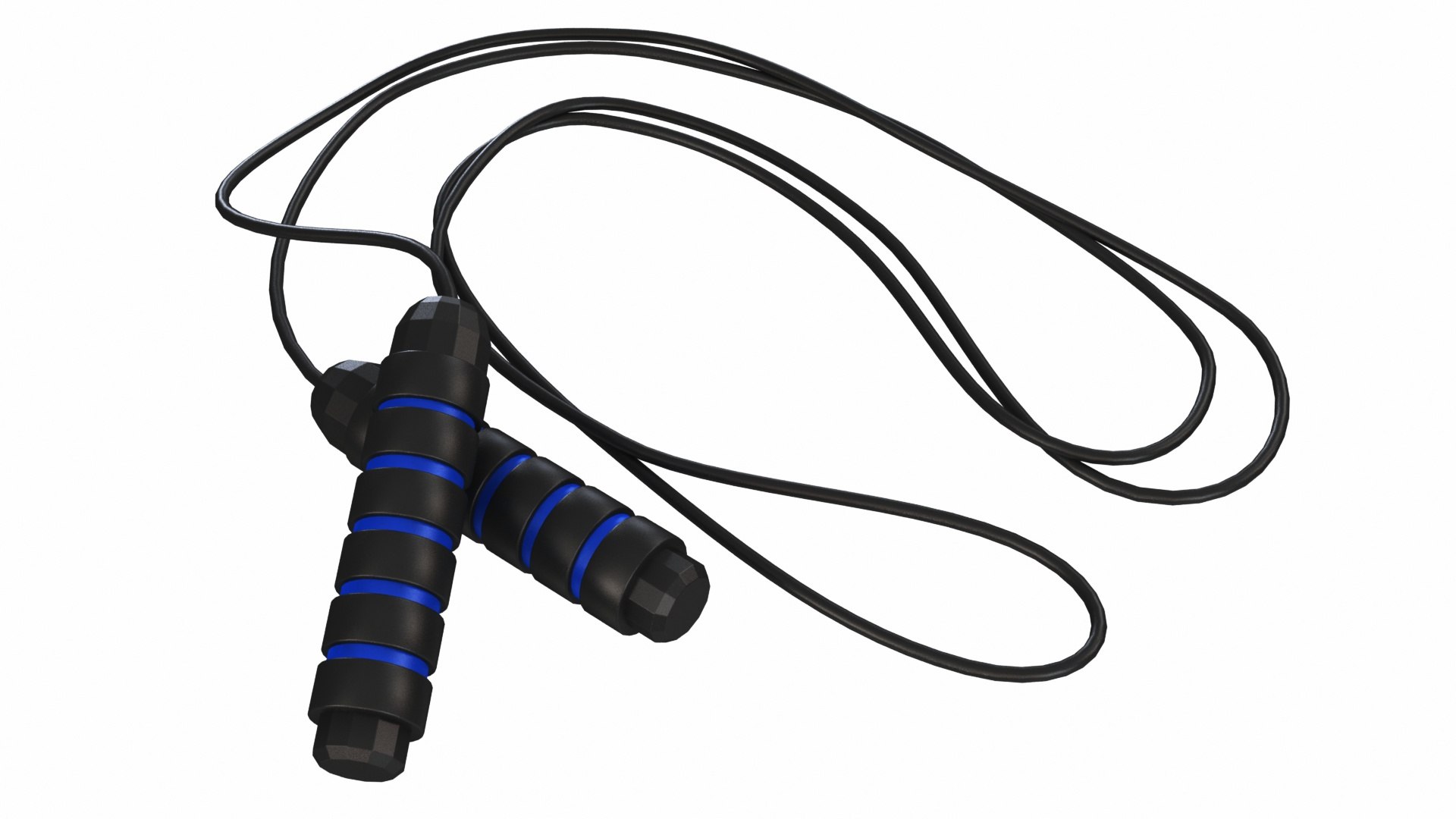 Pilates Jump Rope Blue 3D Model - TurboSquid 1947502