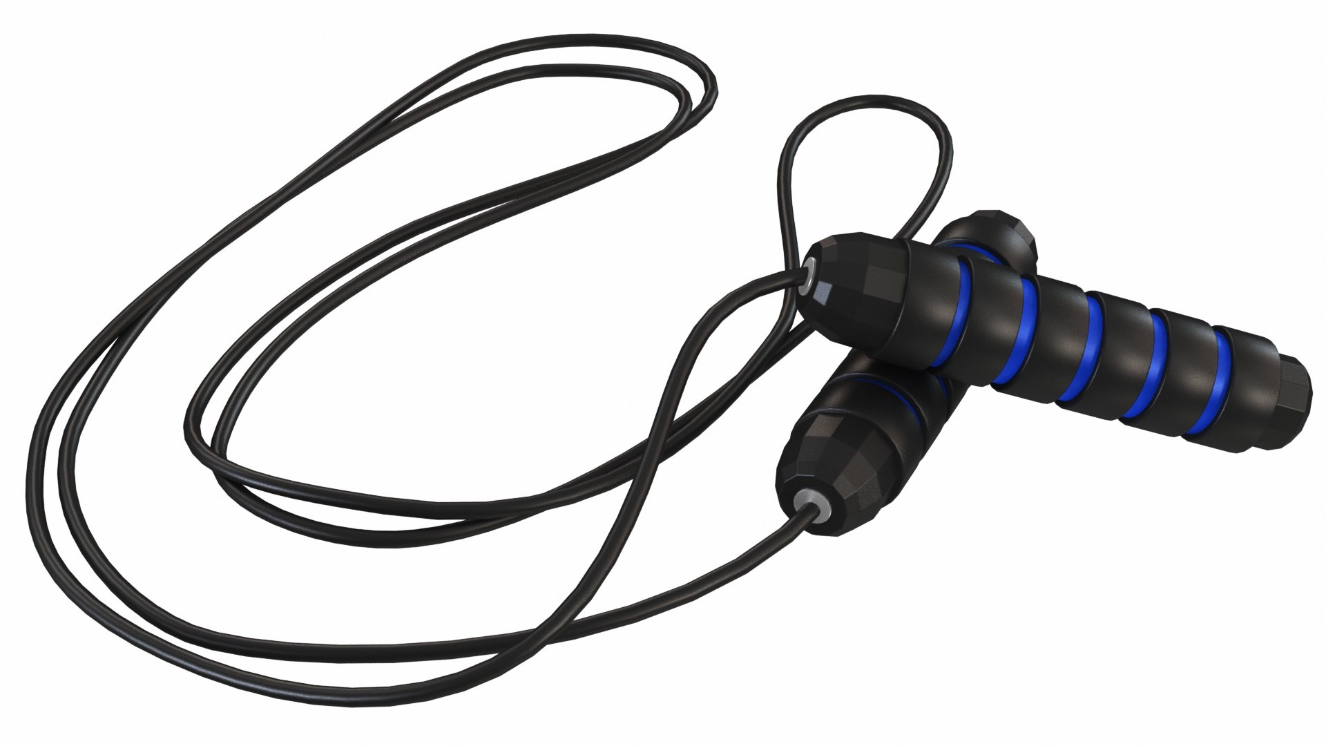 Pilates Jump Rope Blue 3D Model - TurboSquid 1947502
