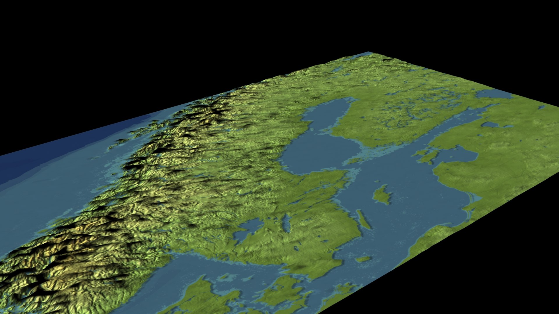 sweden maps 3d max