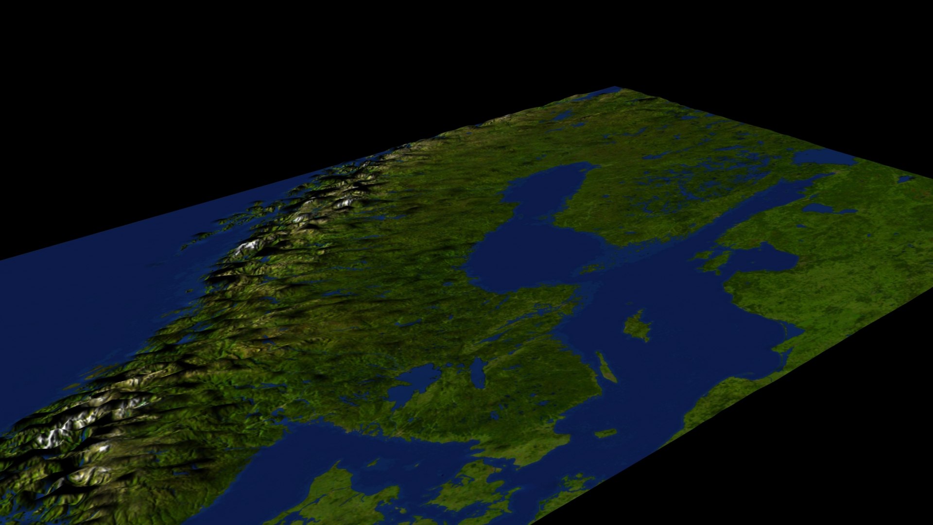 sweden maps 3d max