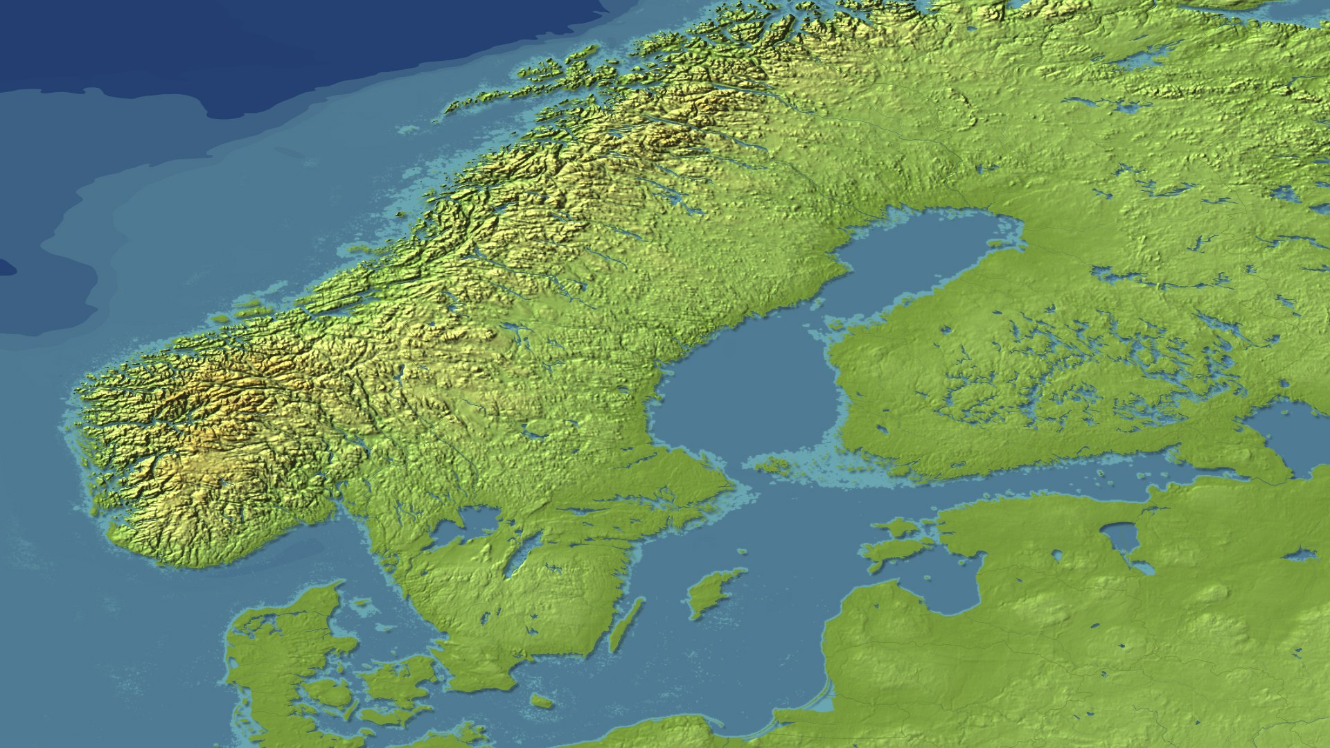 sweden maps 3d max