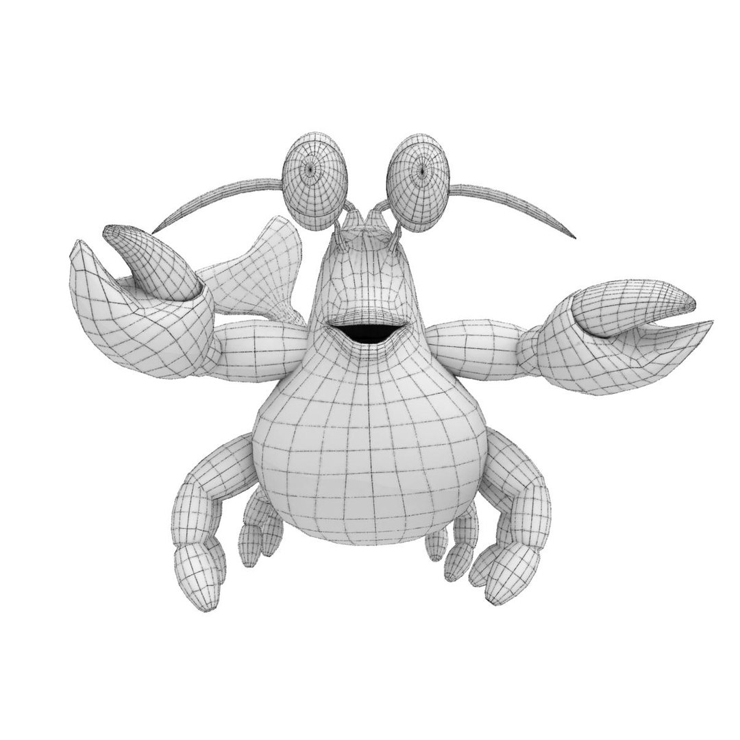 3d Model Lobster Animation