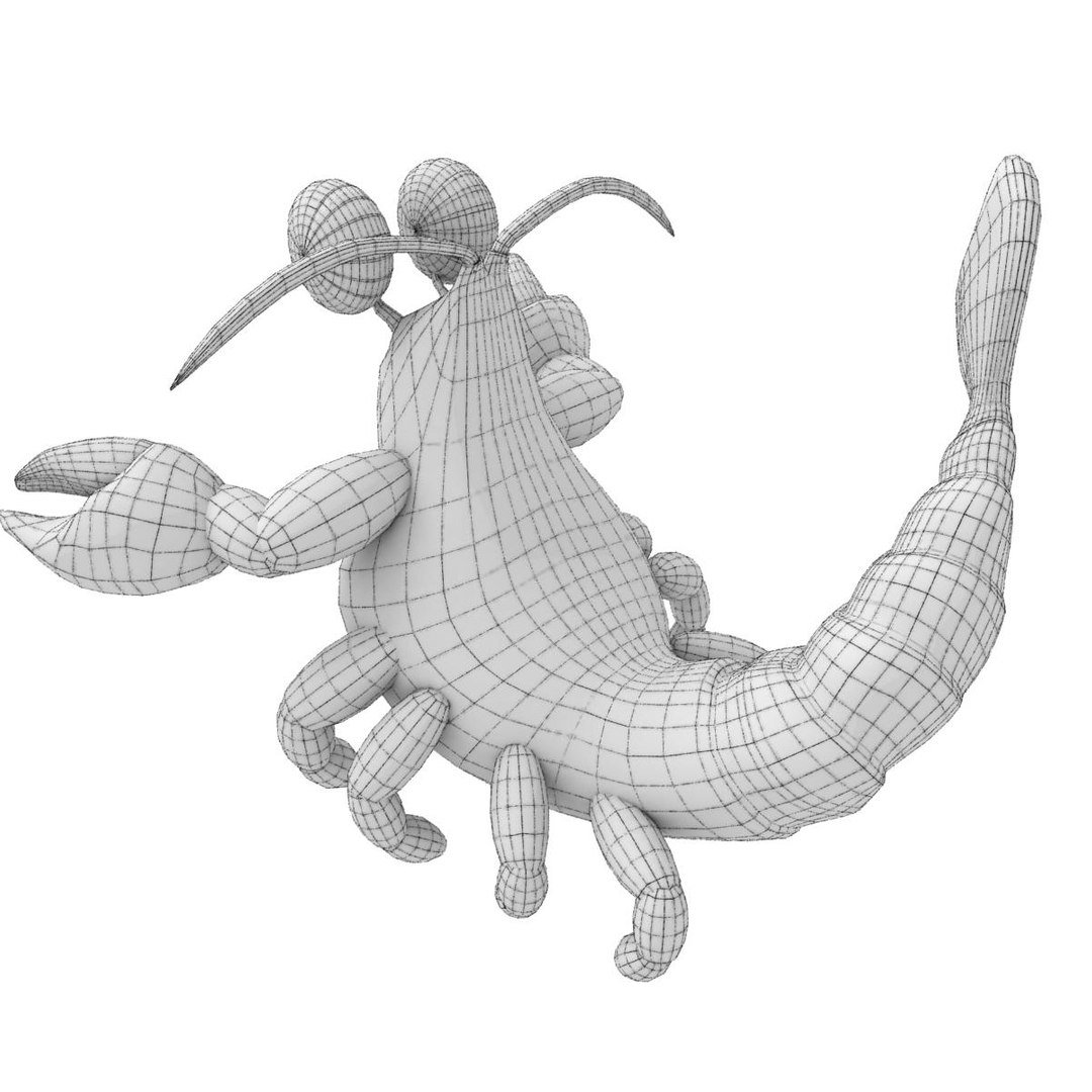 3d Model Lobster Animation