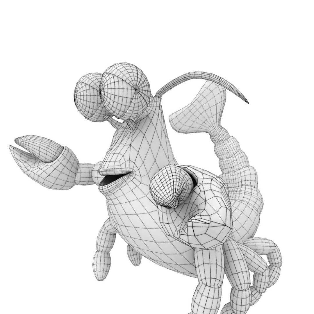 3d Model Lobster Animation