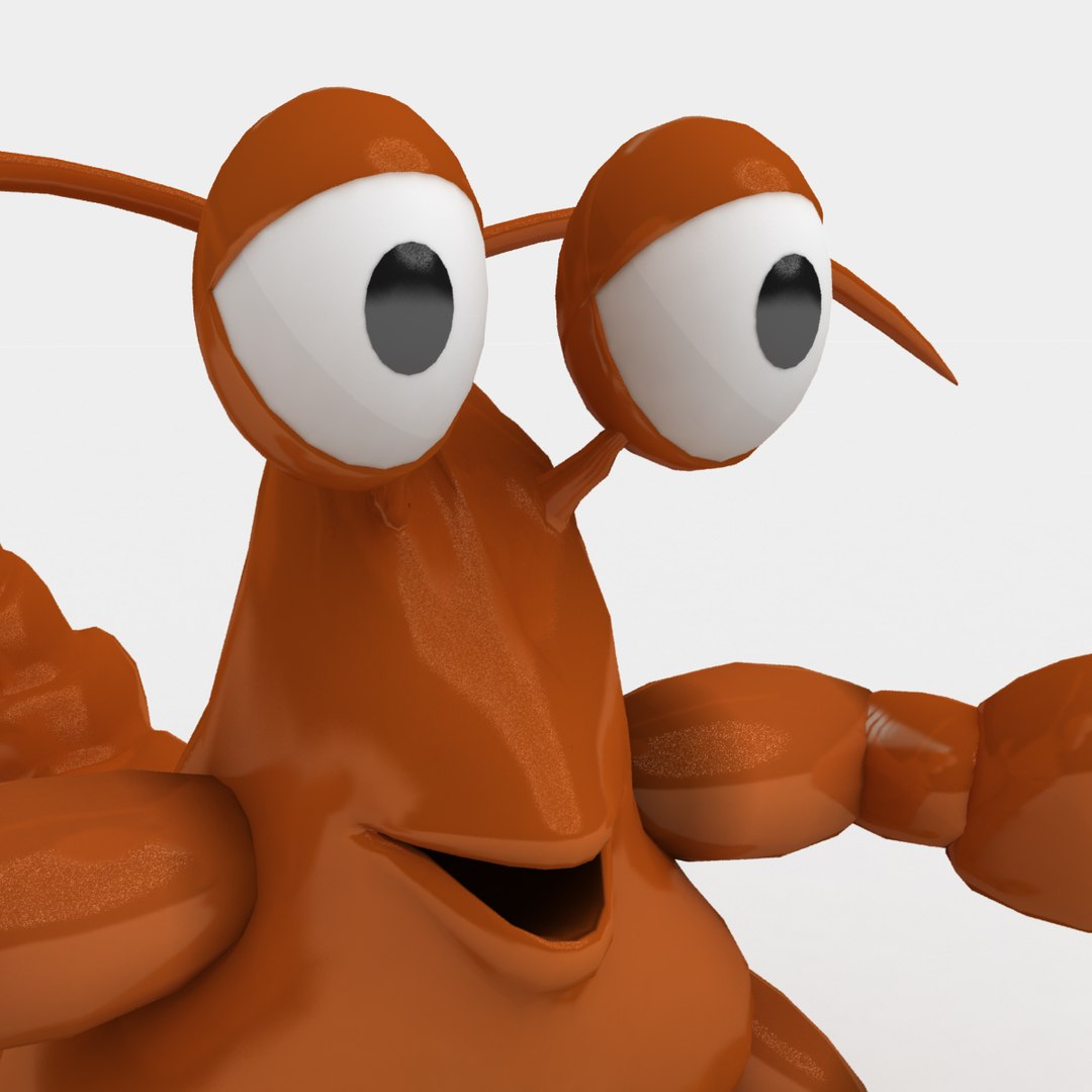 3d Model Lobster Animation