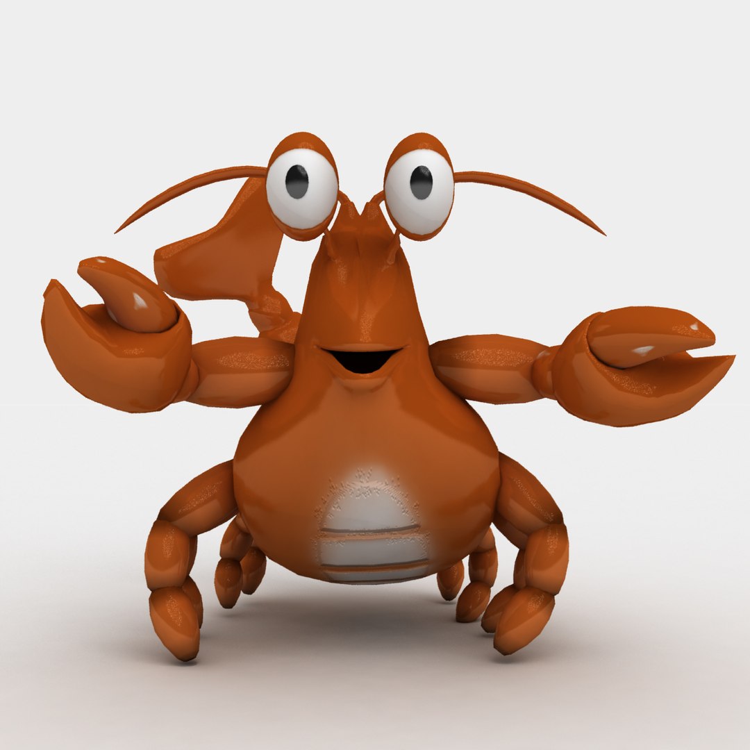 3d Model Lobster Animation