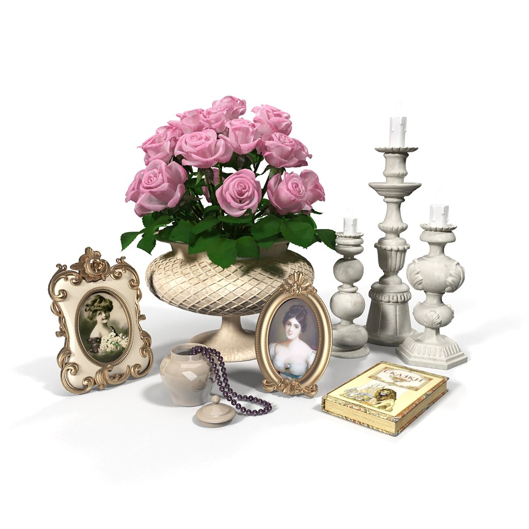 3d model set decor