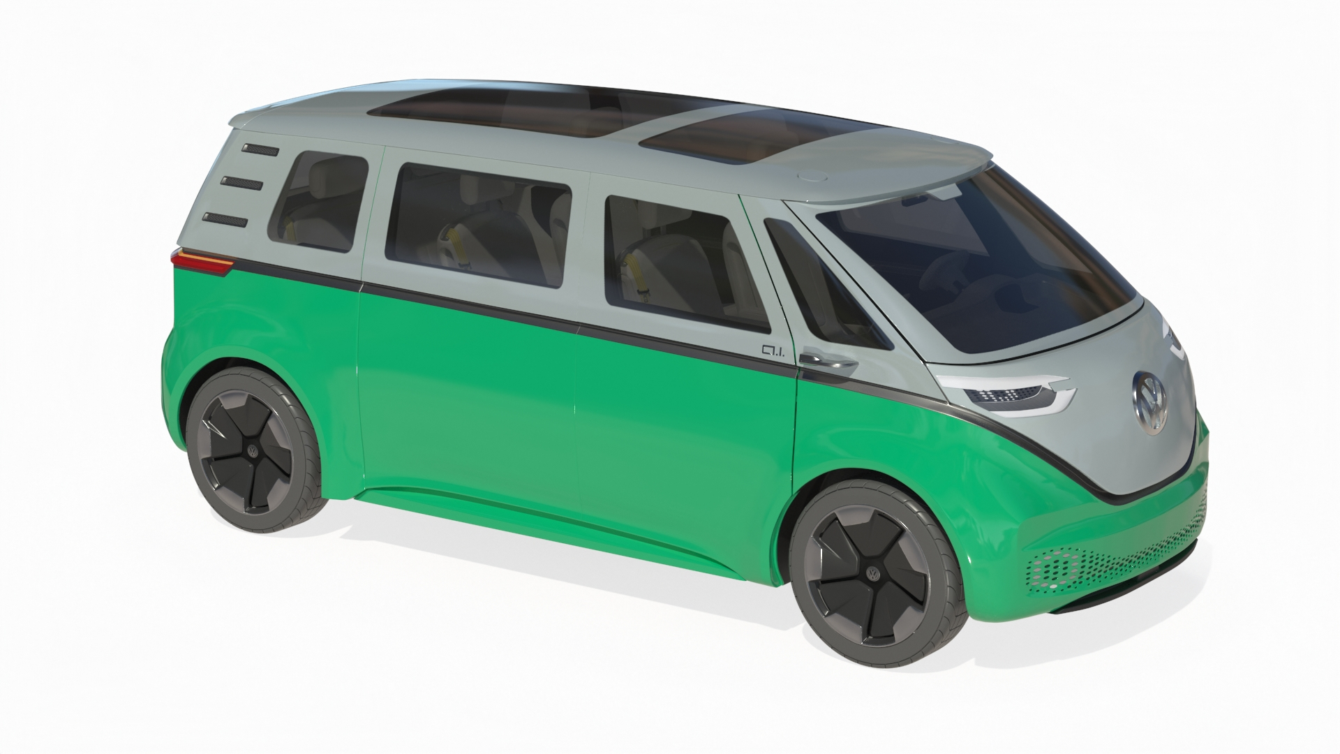 Volkswagen Electric ID Buzz 3D - TurboSquid 2284531