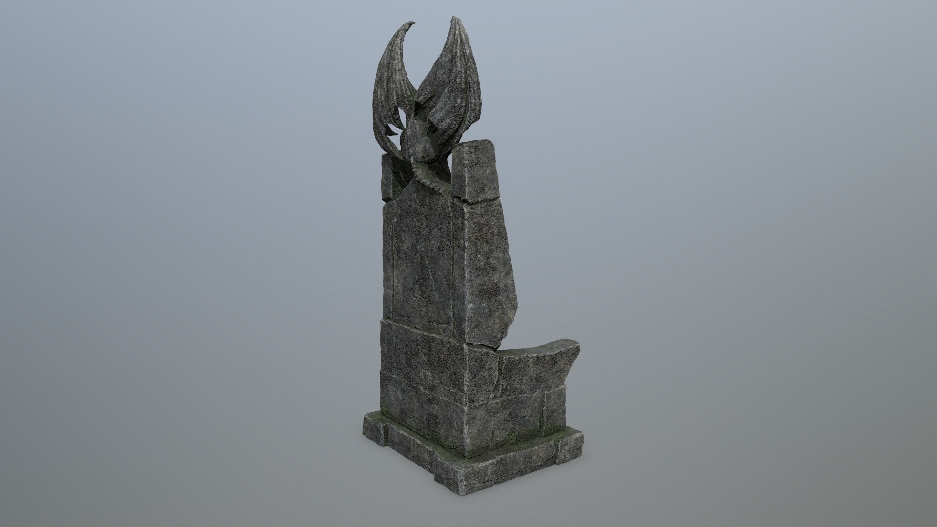 3D Devil Stone Throne - TurboSquid 2269840