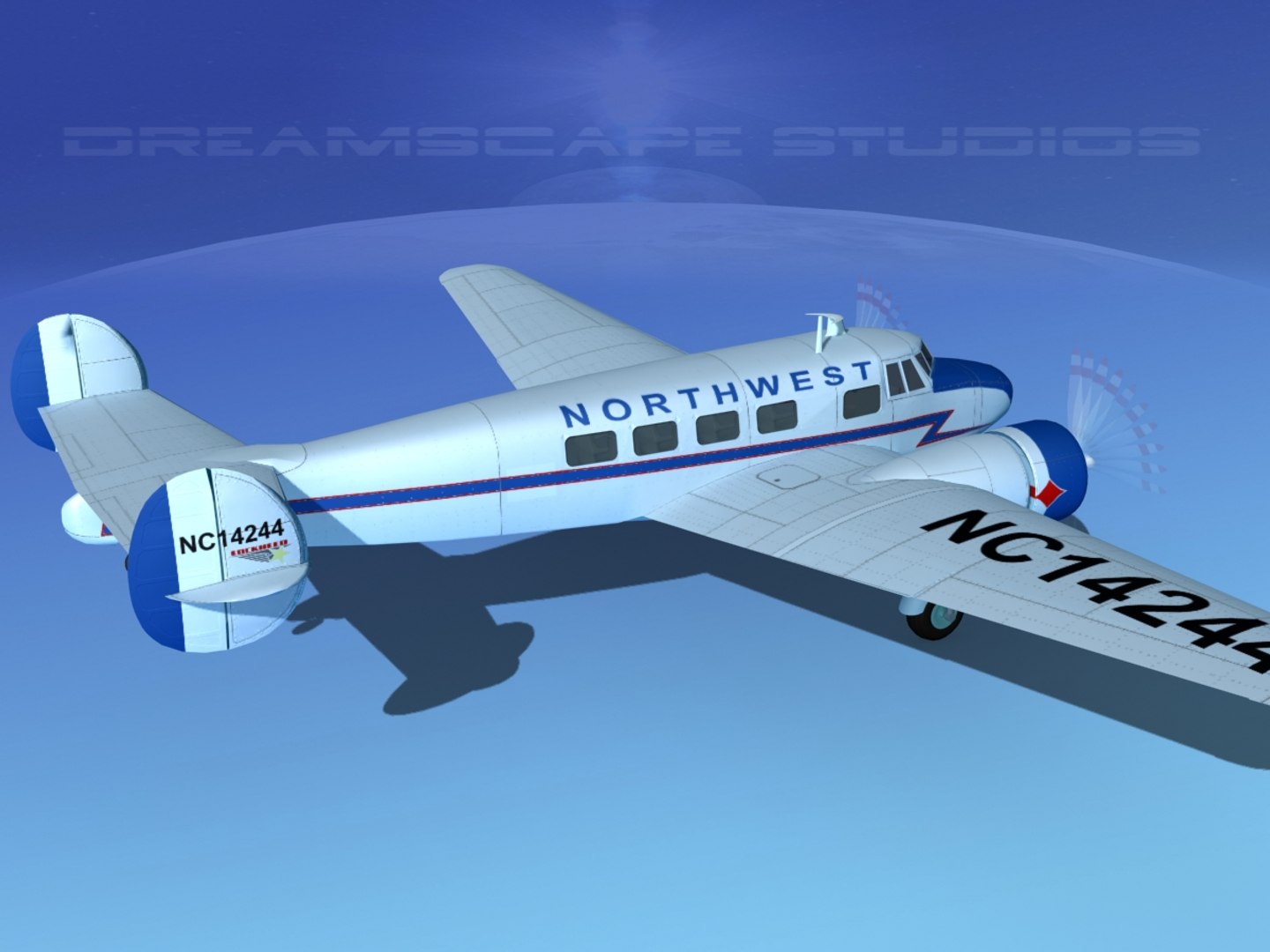3d Model Propellers Lockheed L10 Electra