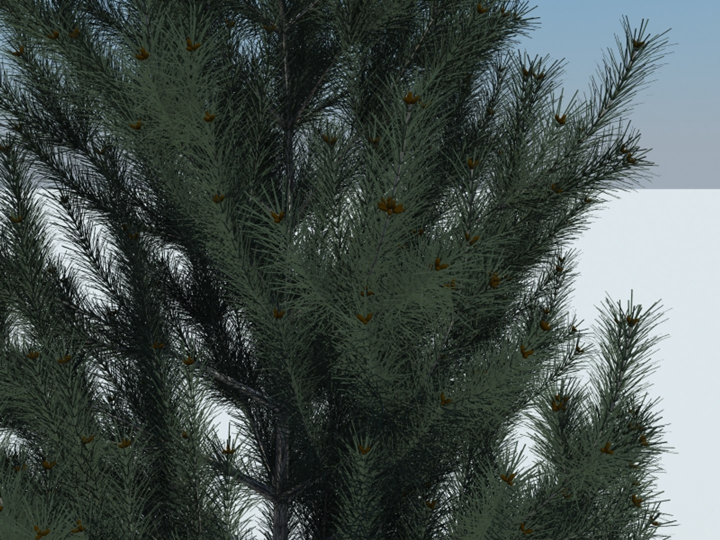 3d max realistic pine tree