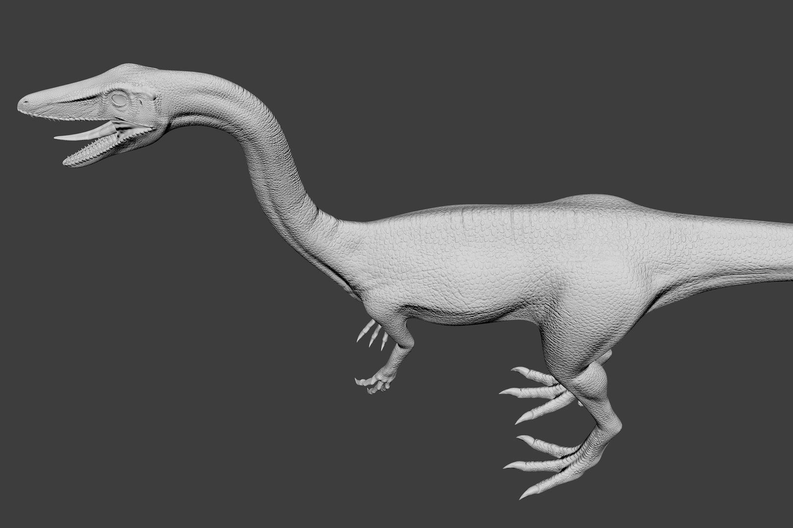 3D Syntarsus Dinosaur Triassic Animal - TurboSquid 2332106