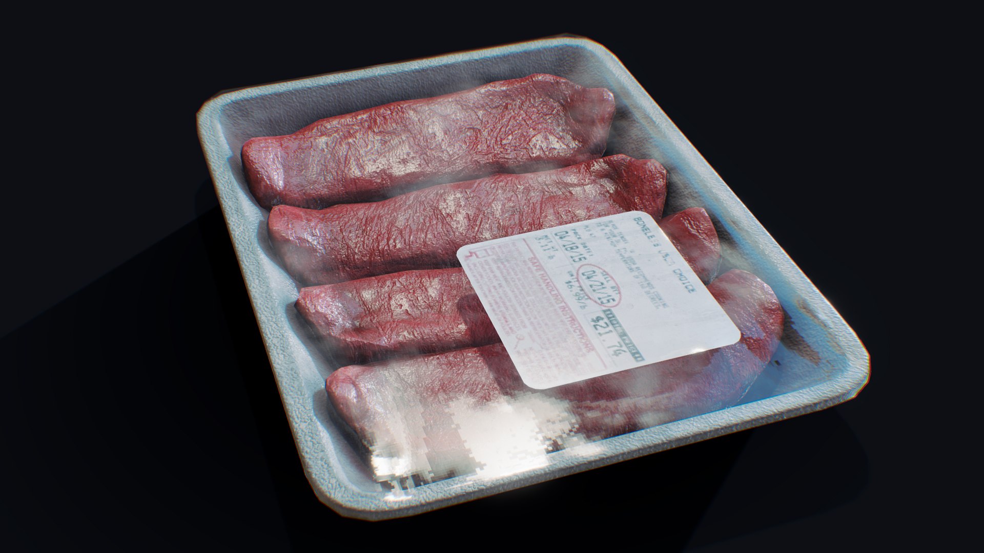 Fresh Meat Package 3D Model - TurboSquid 1499818