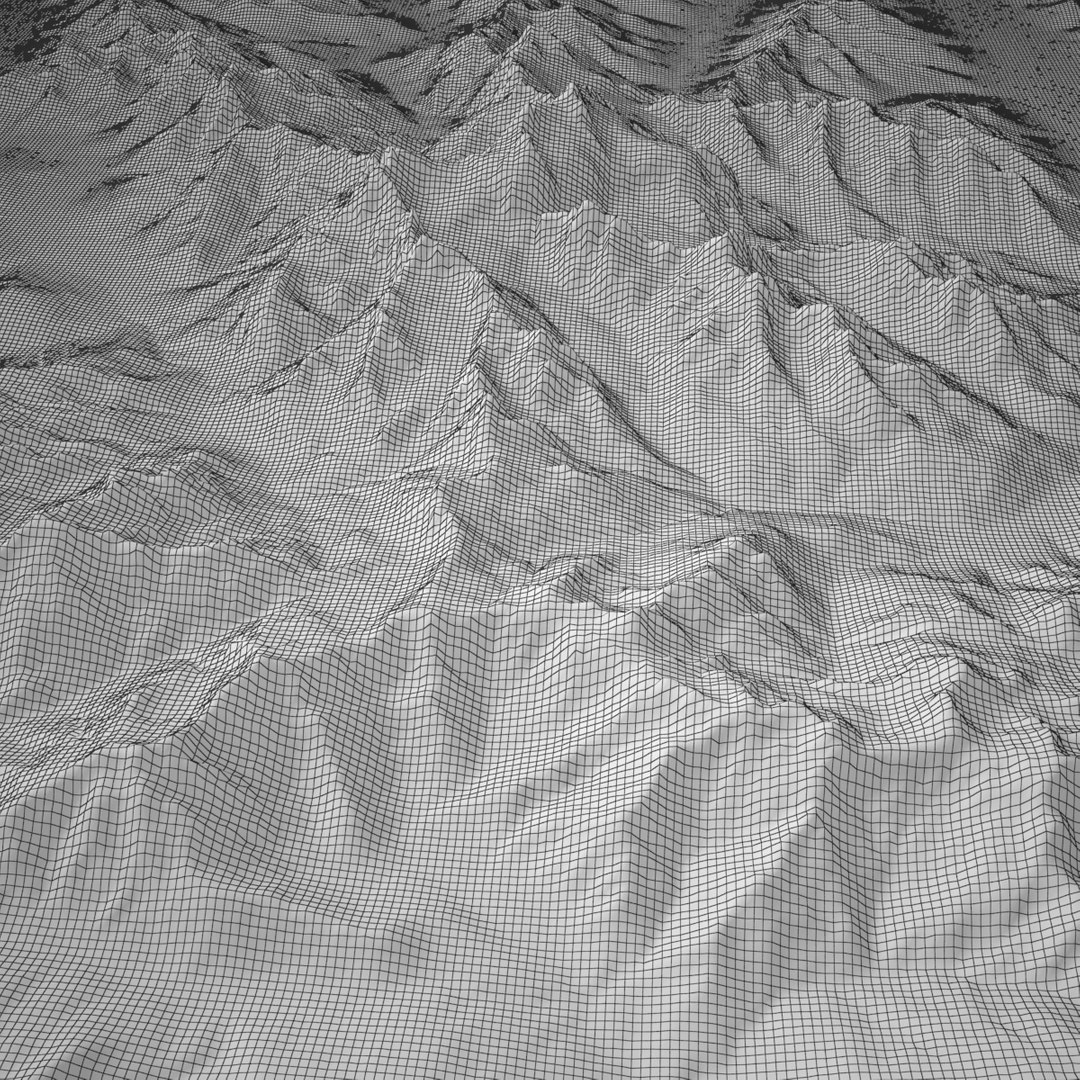 Real Terrains Mount Olympus 3d Model