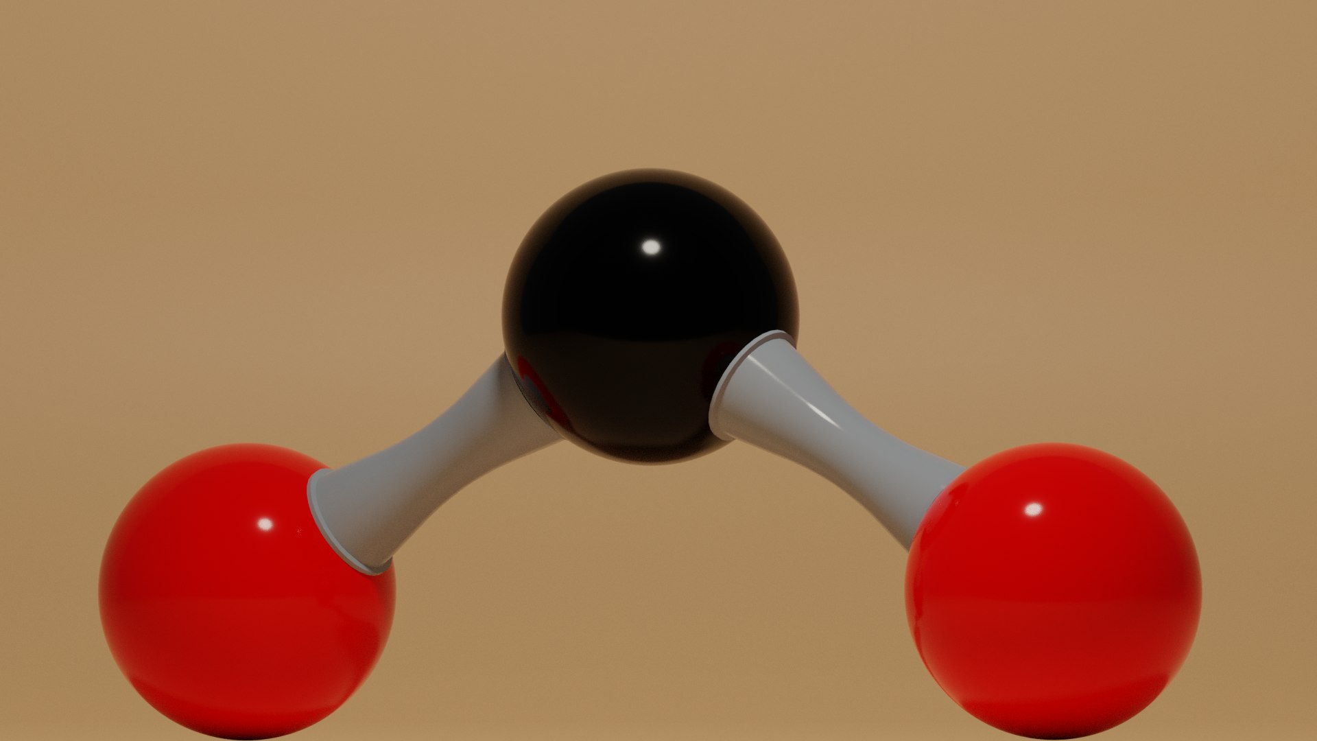 3D Carbon Dioxide Molecular CO2 Model - TurboSquid 1719356