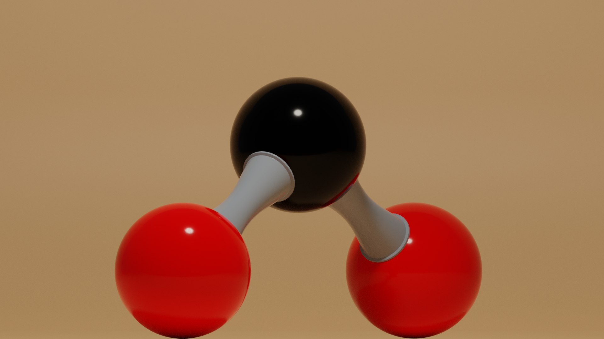 3D Carbon Dioxide Molecular CO2 Model - TurboSquid 1719356