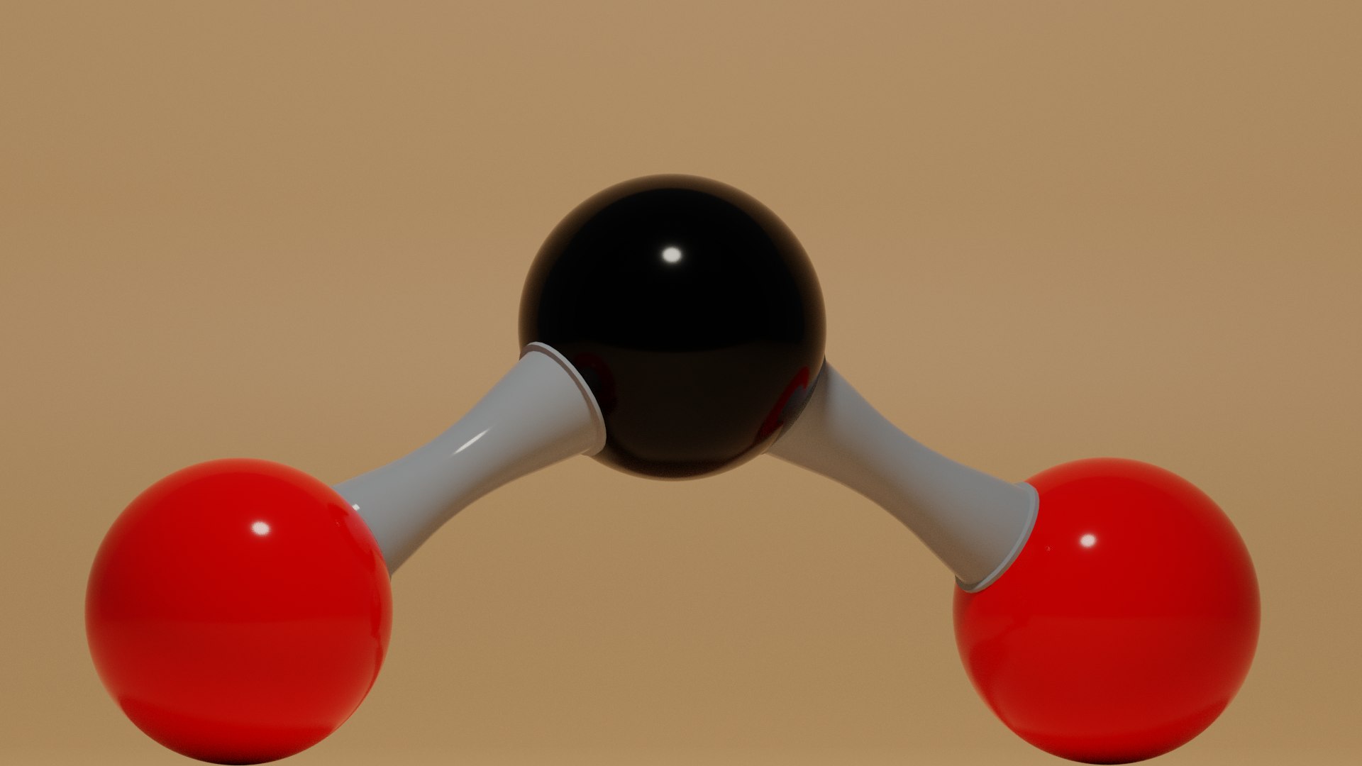 3D Carbon Dioxide Molecular CO2 Model - TurboSquid 1719356