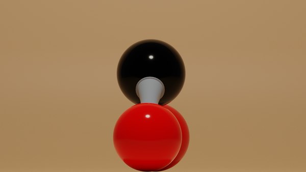 3D Carbon Dioxide Molecular CO2 model - TurboSquid 1719356