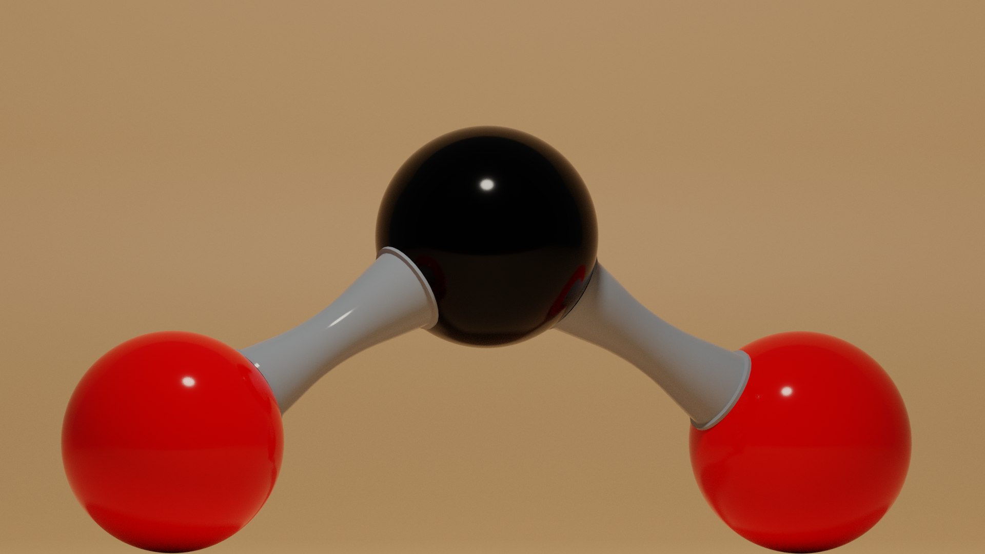 3D Carbon Dioxide Molecular CO2 Model - TurboSquid 1719356