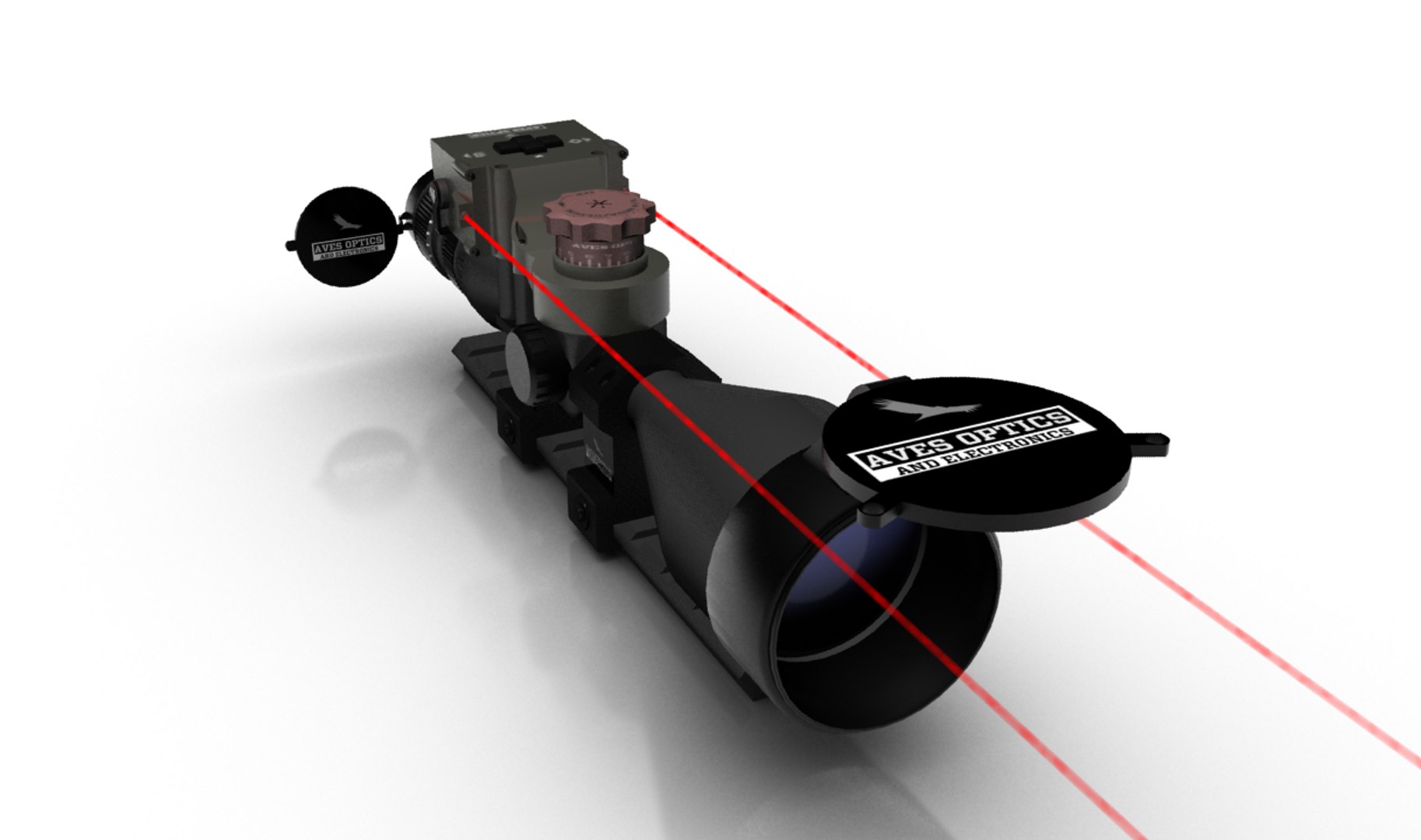3d Model Hi-tech Modern Scope