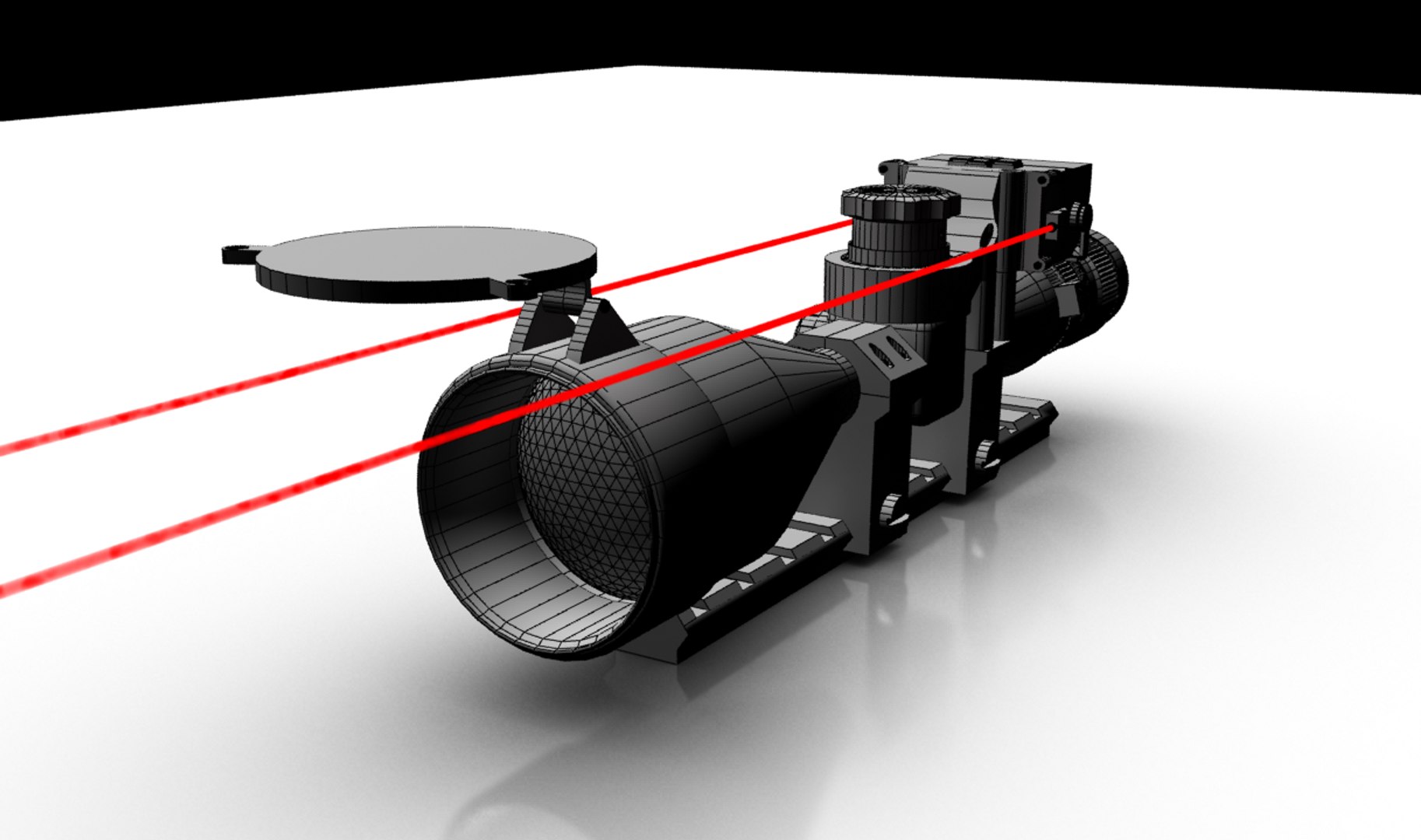 3d Model Hi-tech Modern Scope