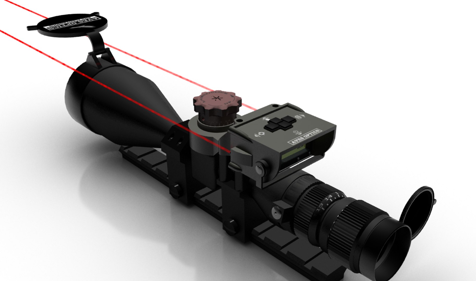 3d Model Hi-tech Modern Scope