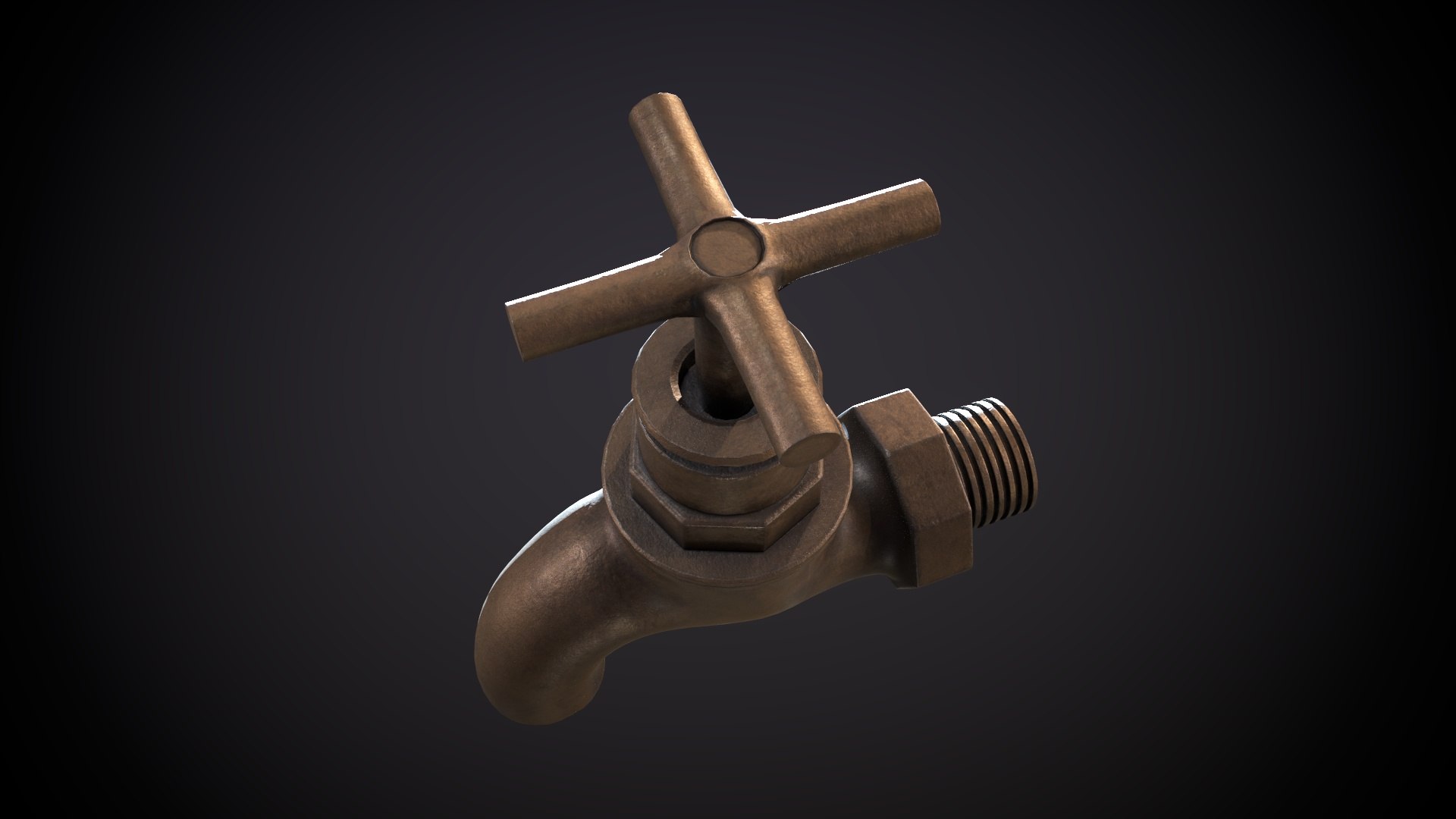 Water Tap model - TurboSquid 1919900