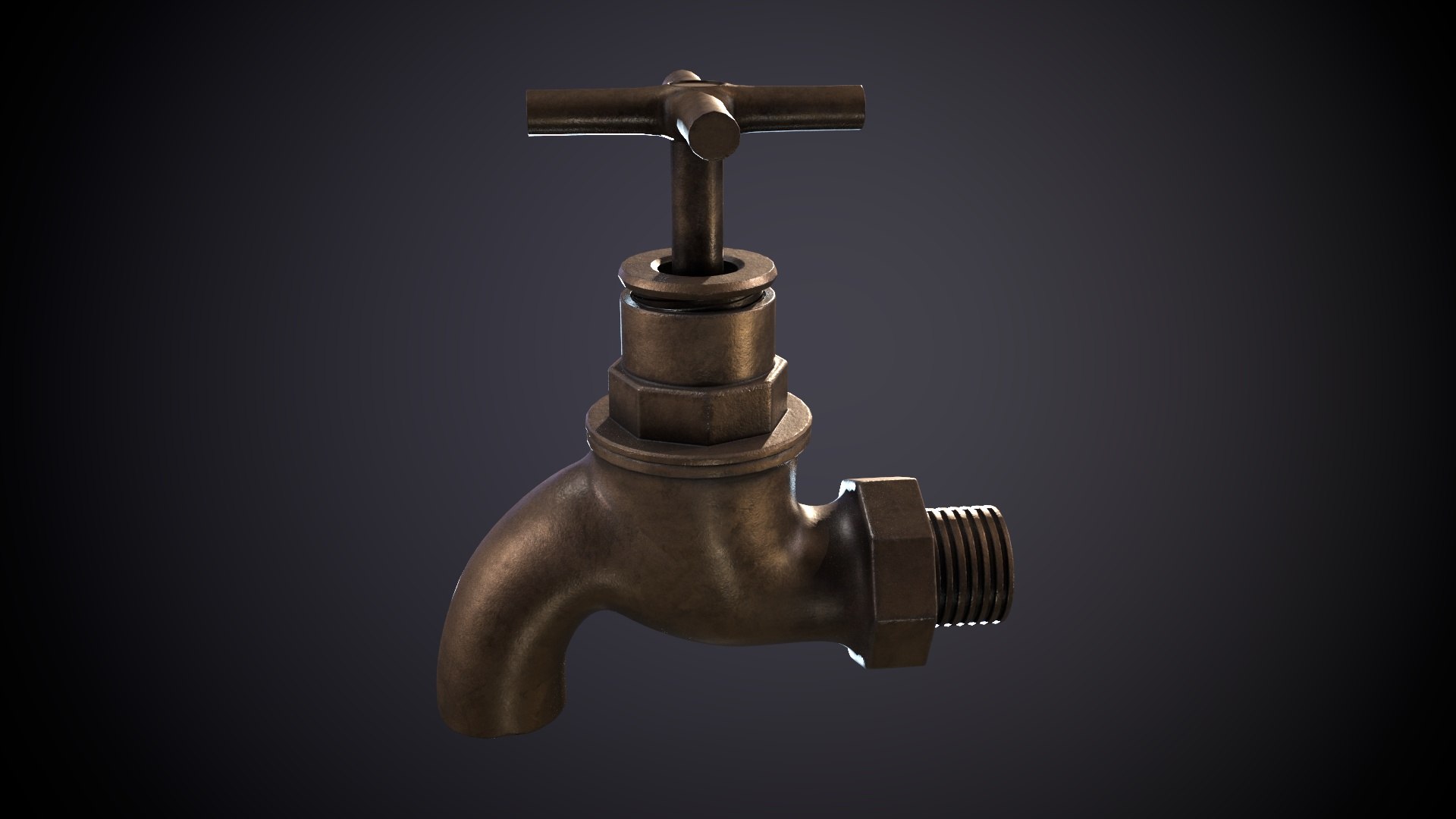 Water Tap model - TurboSquid 1919900