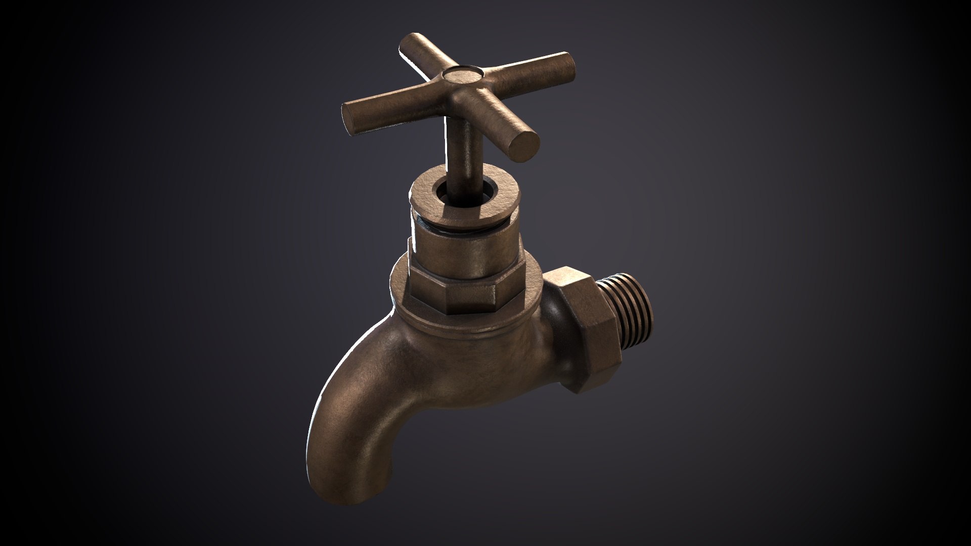 Water Tap model - TurboSquid 1919900