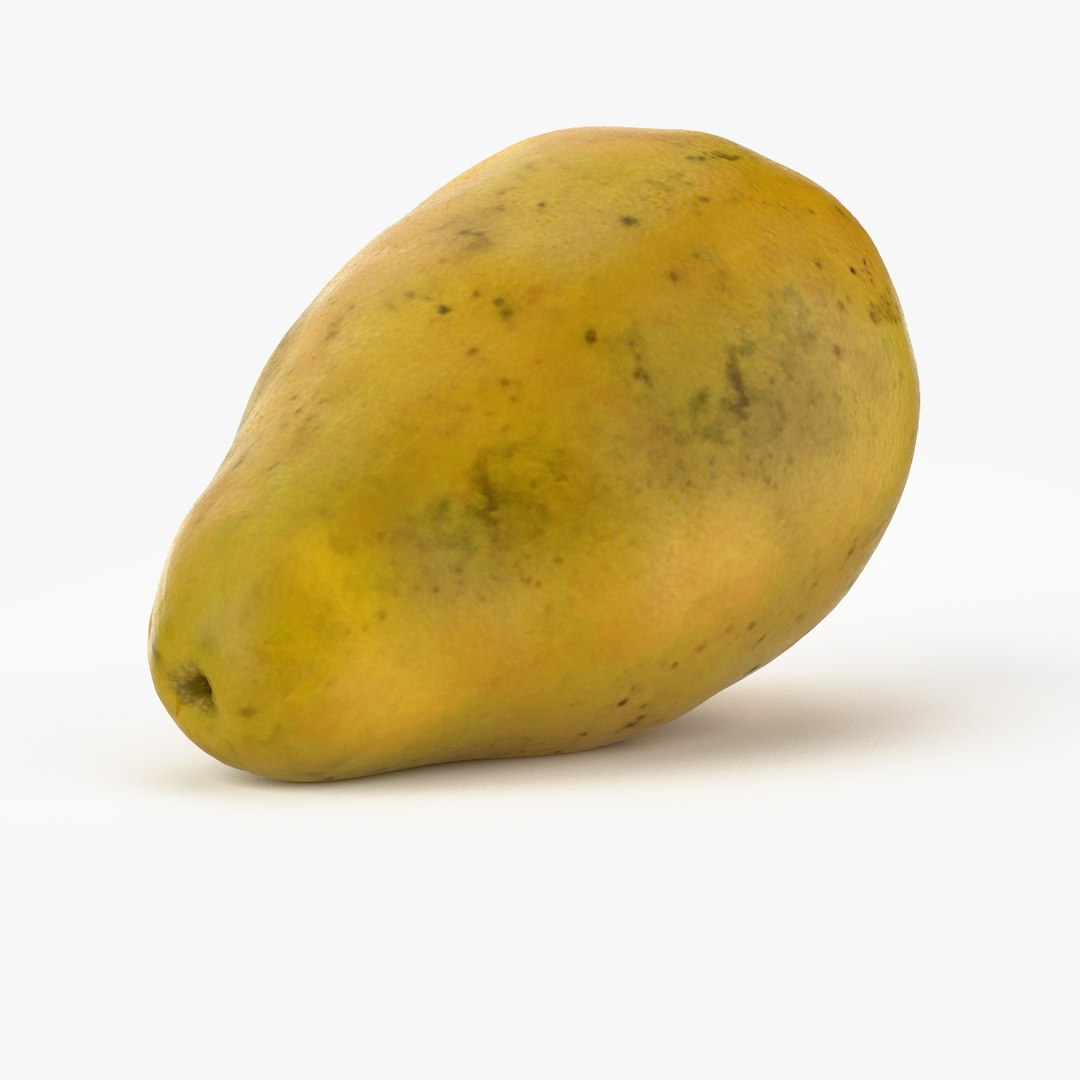 Realistic Papaya Fruit Real 3d Model