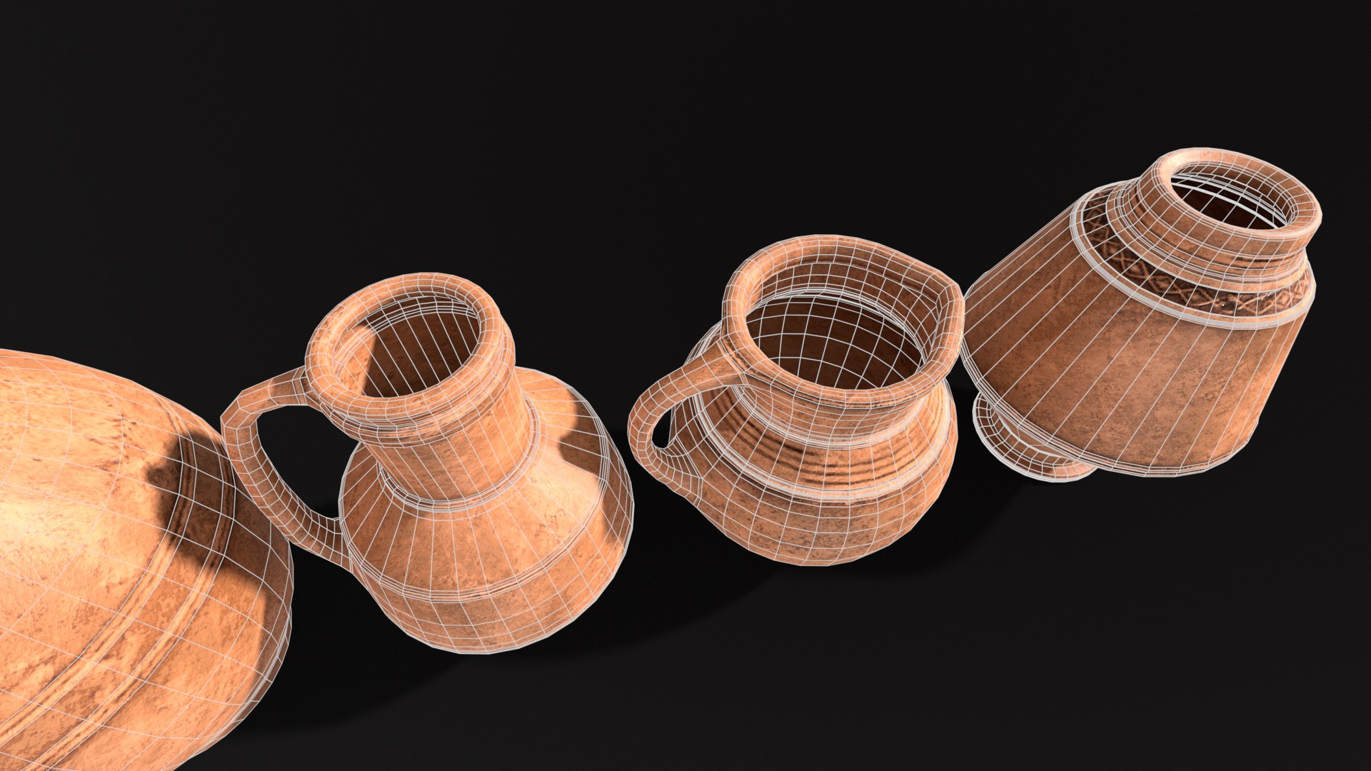 3D Medieval Ancient Pottery - TurboSquid 2222760
