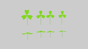Four Leaf Clover 3D Models for Download | TurboSquid