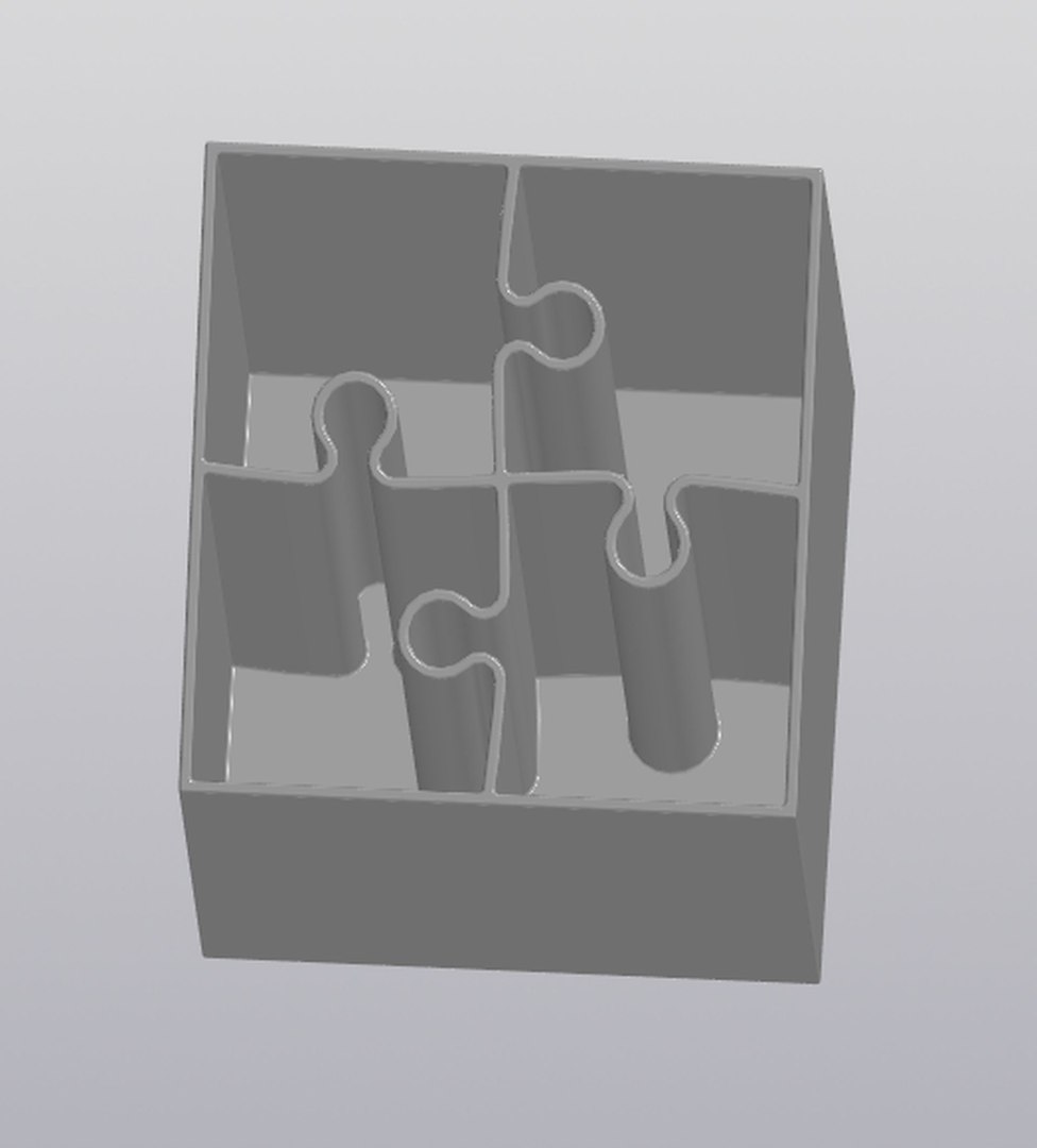 3D Puzzle penholder - TurboSquid 1946494