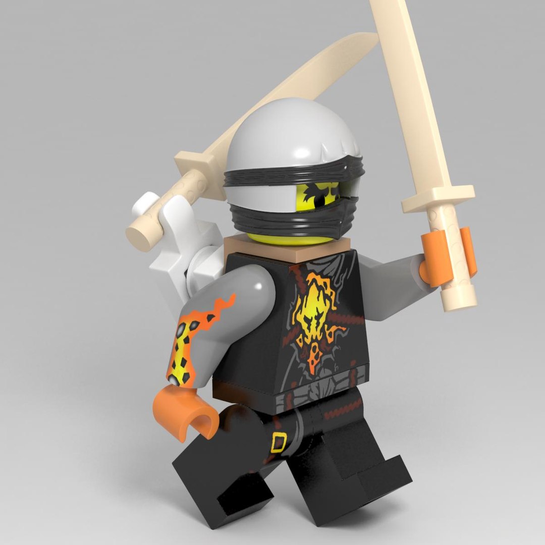 3D Lego Minifigure Ninja - TurboSquid 1192765