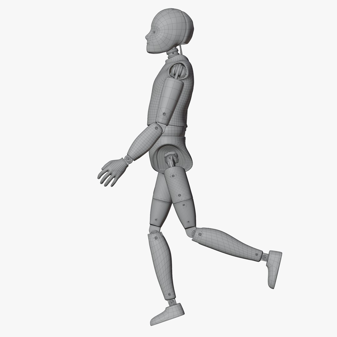 3D Rigged Crash Test Child Dummy - TurboSquid 2197404